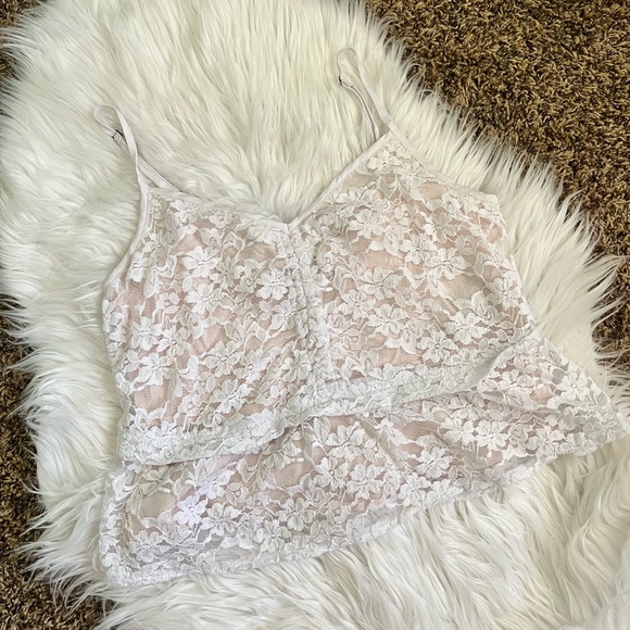 Abercrombie & Fitch | Tops | Abercrombie Fitch Lacey Tank Top | Poshmark